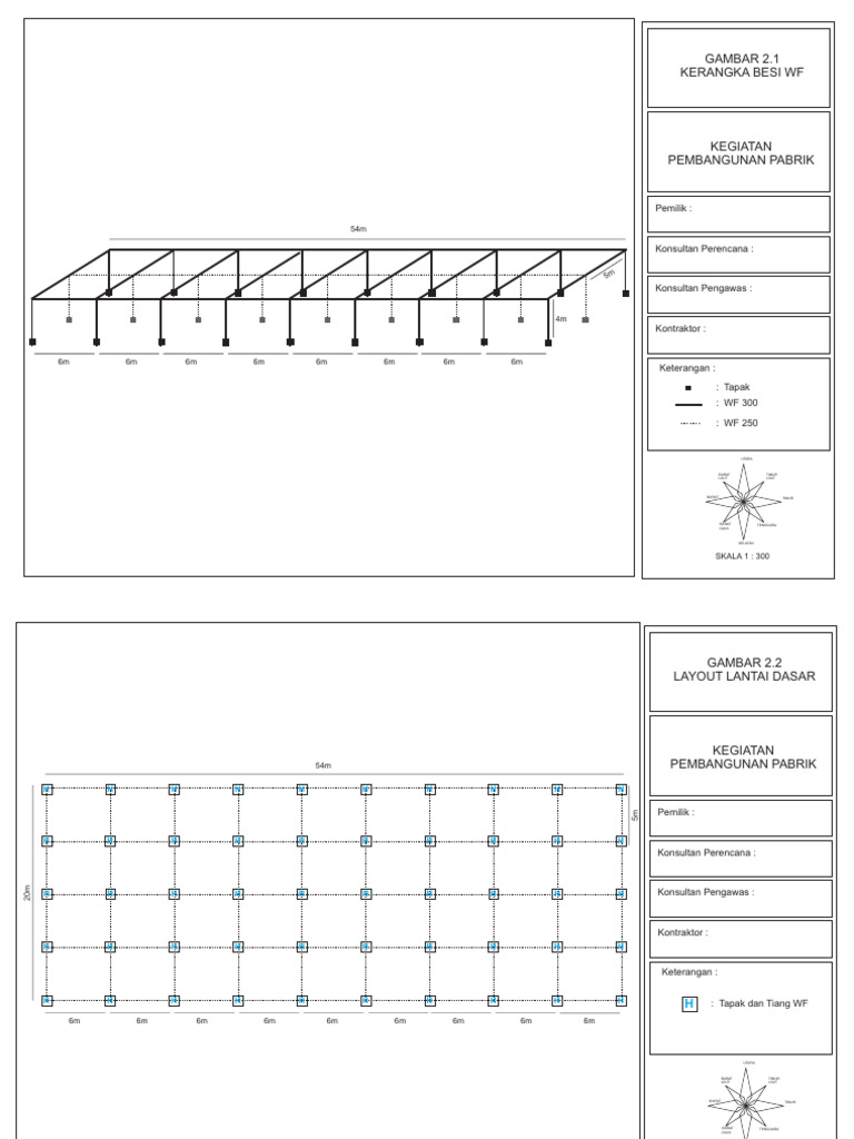 Denah Layout Pabrik dan Kantor | PDF
