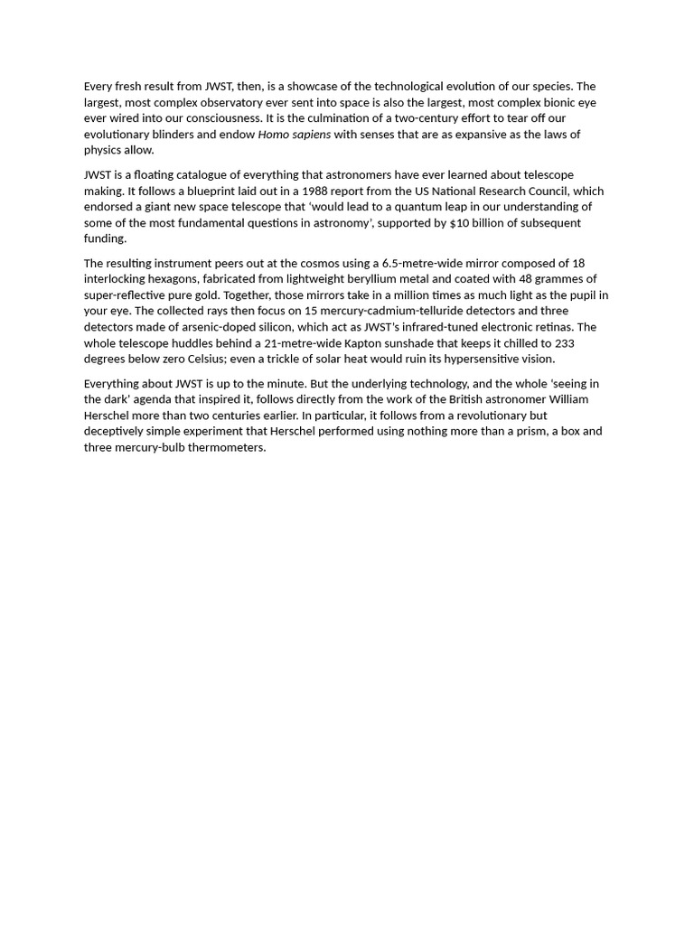 Every Fresh Result From JWST | PDF