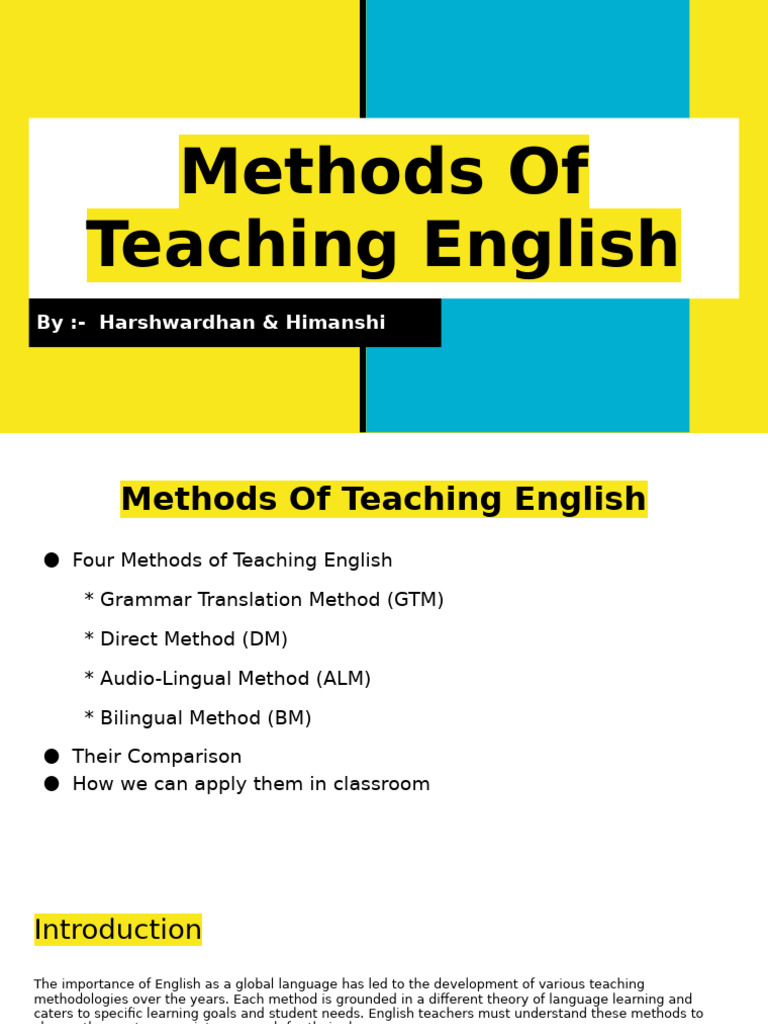 English Presentation | PDF | First Language | Learning