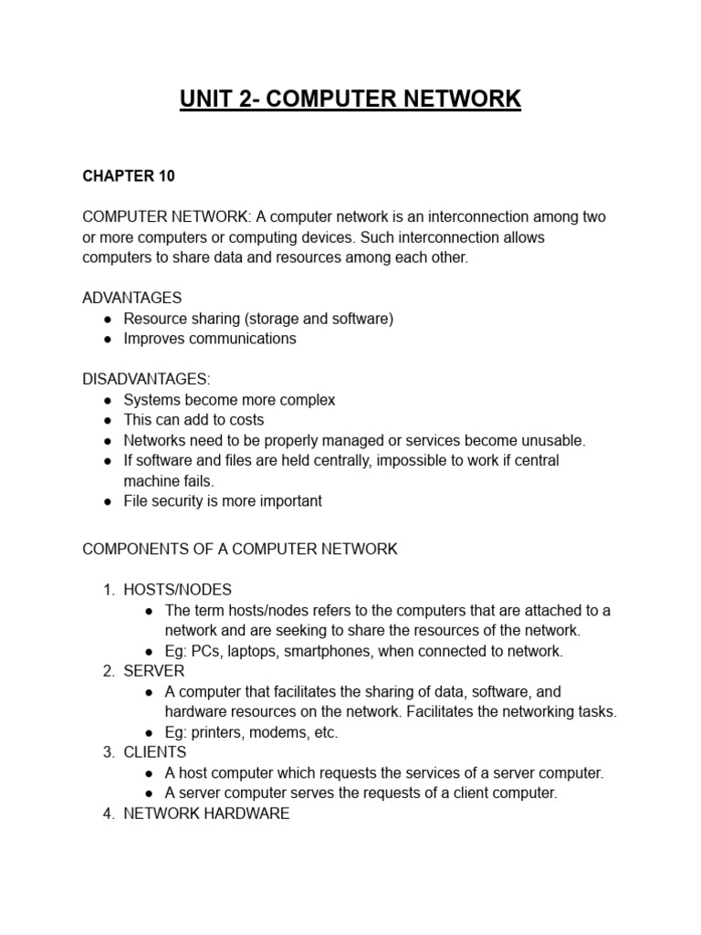 Unit 2 - Computer Network Class 12 Cbse | PDF | World Wide Web | Internet & Web
