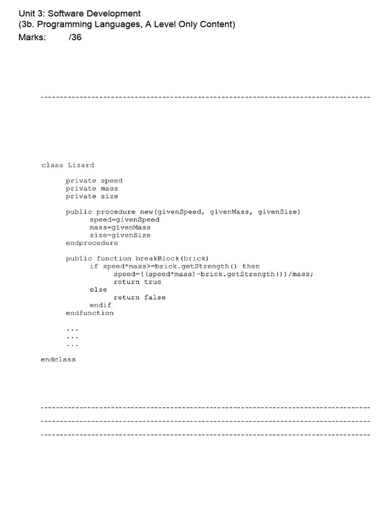 1.2.4 Types of Programming Language | PDF | Class (Computer Programming ...