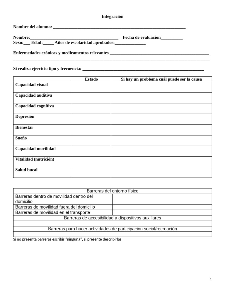 2025 Integración ICOPE Medicina | PDF | Hipertensión | Cuidado de la salud