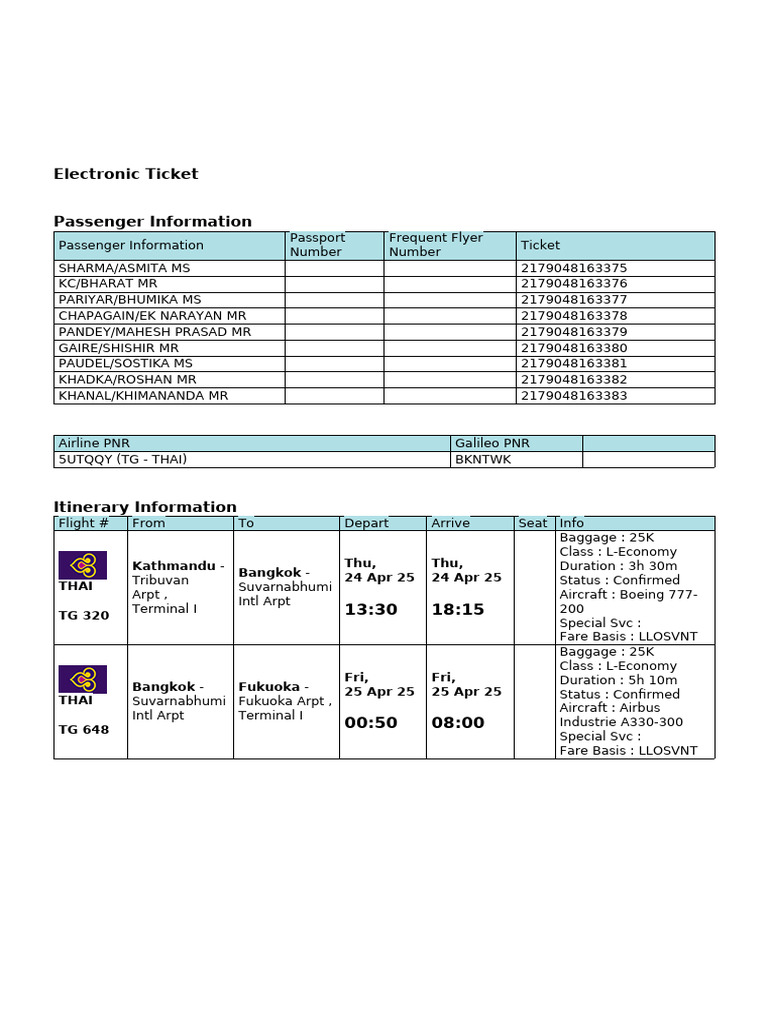 Shakura Hagi Shimonoseki 24 Apr KTM Fuk at 9 Pax | PDF | Airliner | Civil Aviation