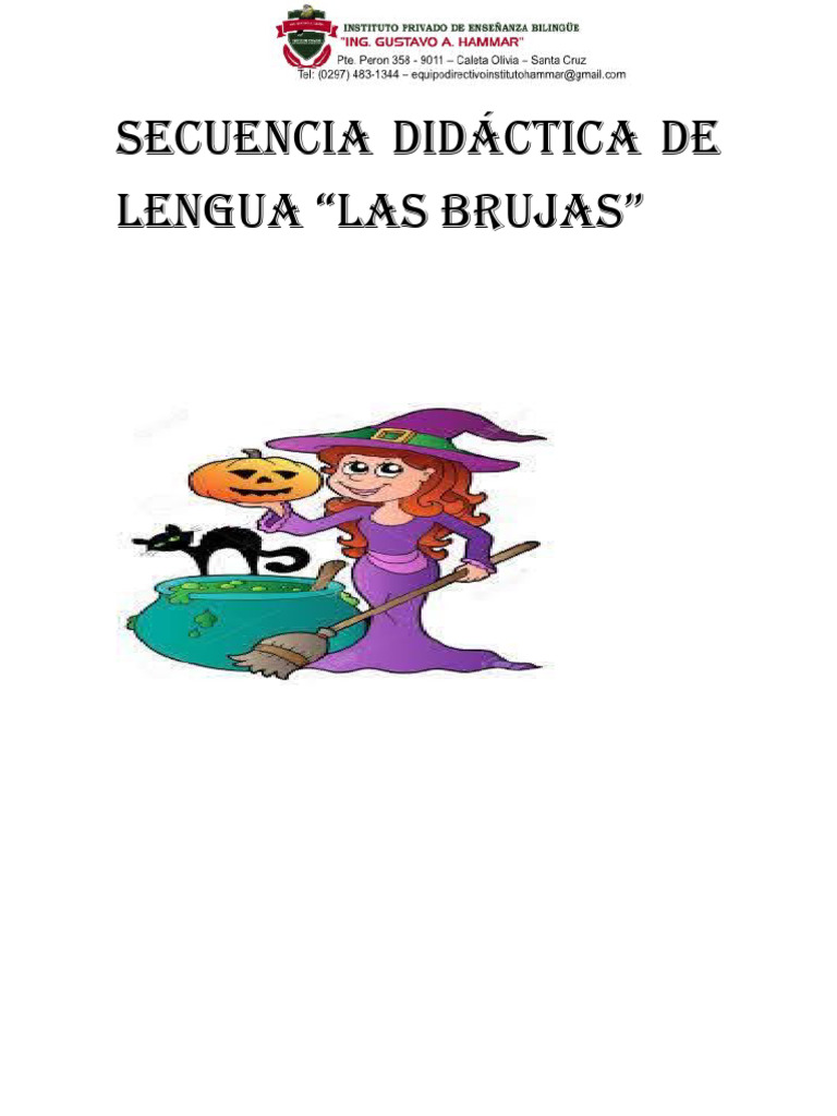 Secuencia Las Brujas | PDF | Enseñando | Escritura