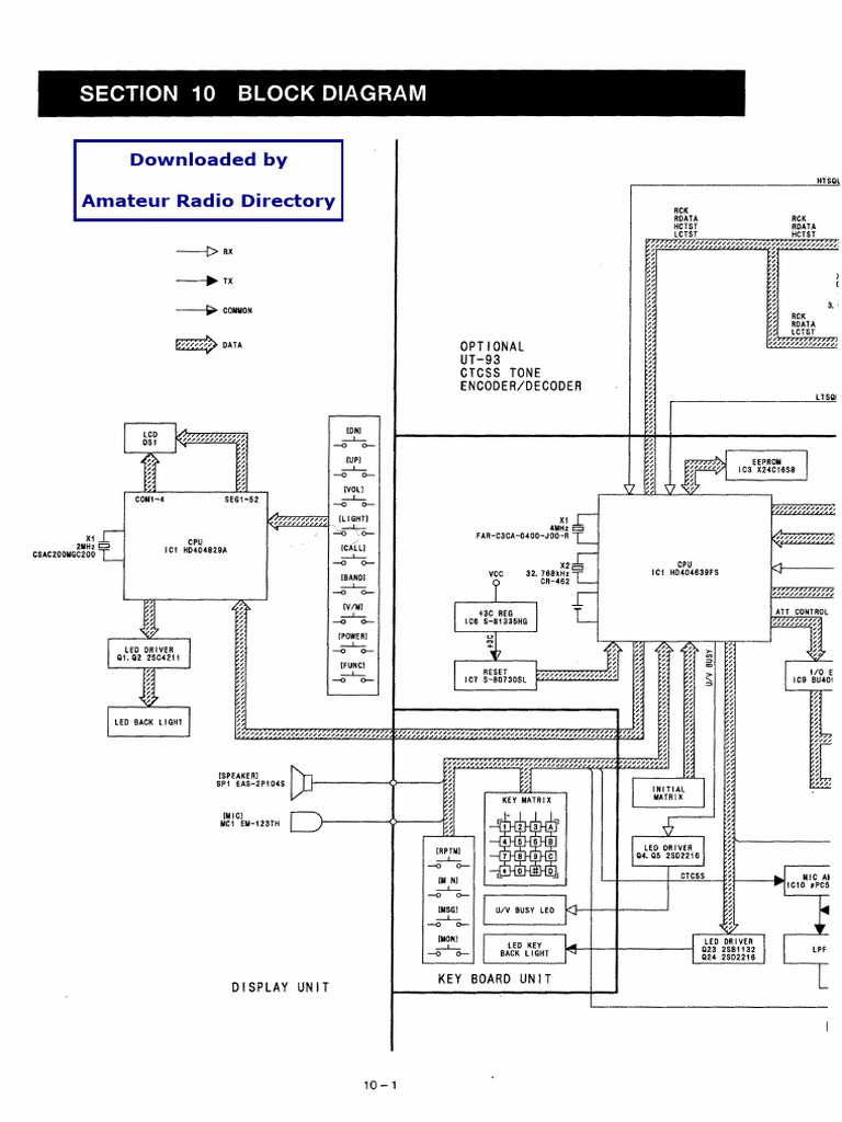 IC-Z1 Schematic Diagram | PDF