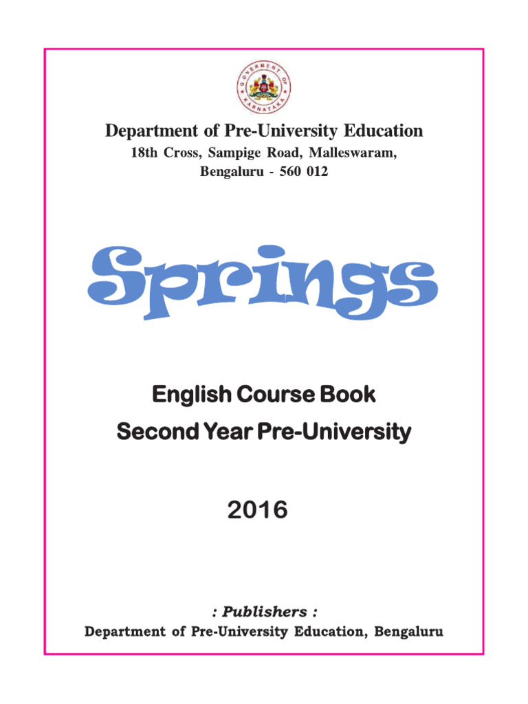 English Textbook | PDF