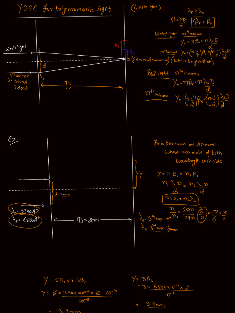 Wave Optics 4 Abj Sir Paid Batch Notes | PDF