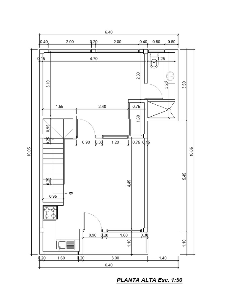PLANTA ALTA Esc. 1:50 | PDF