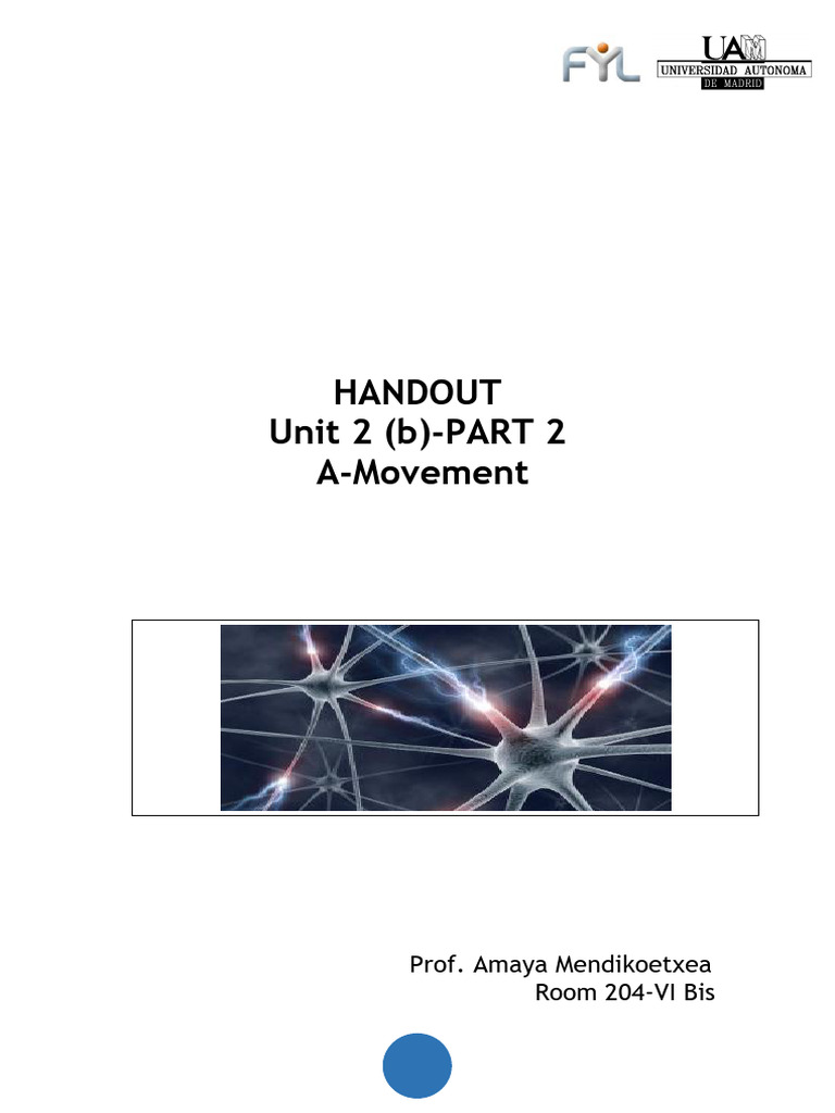 Plm-Unit 2B (Part 2) 2018-19 | PDF | Syntax | Subject (Grammar)