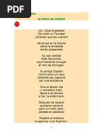Poema Se Mato Un Tomate | PDF