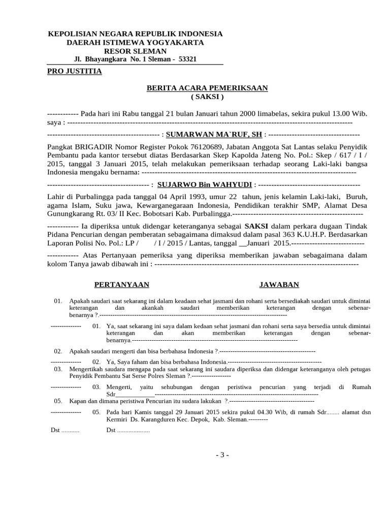 6b. CONTOH BA SAKSI | PDF