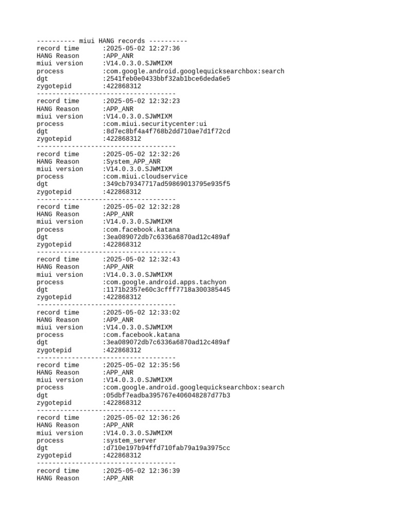 Local Hang Record | PDF