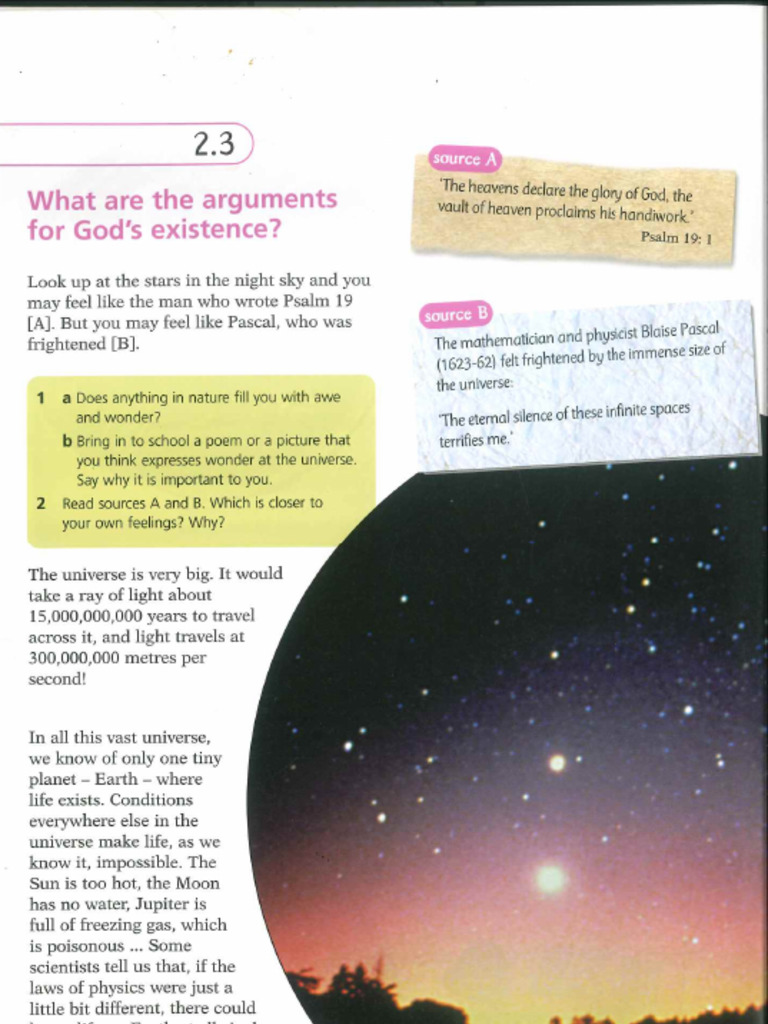 Year 9 RS Work | PDF