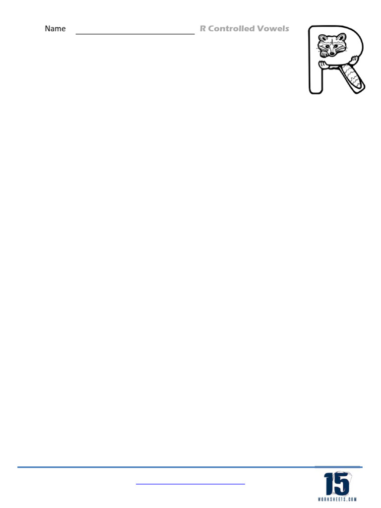 Bossy R - 1st Grade | PDF