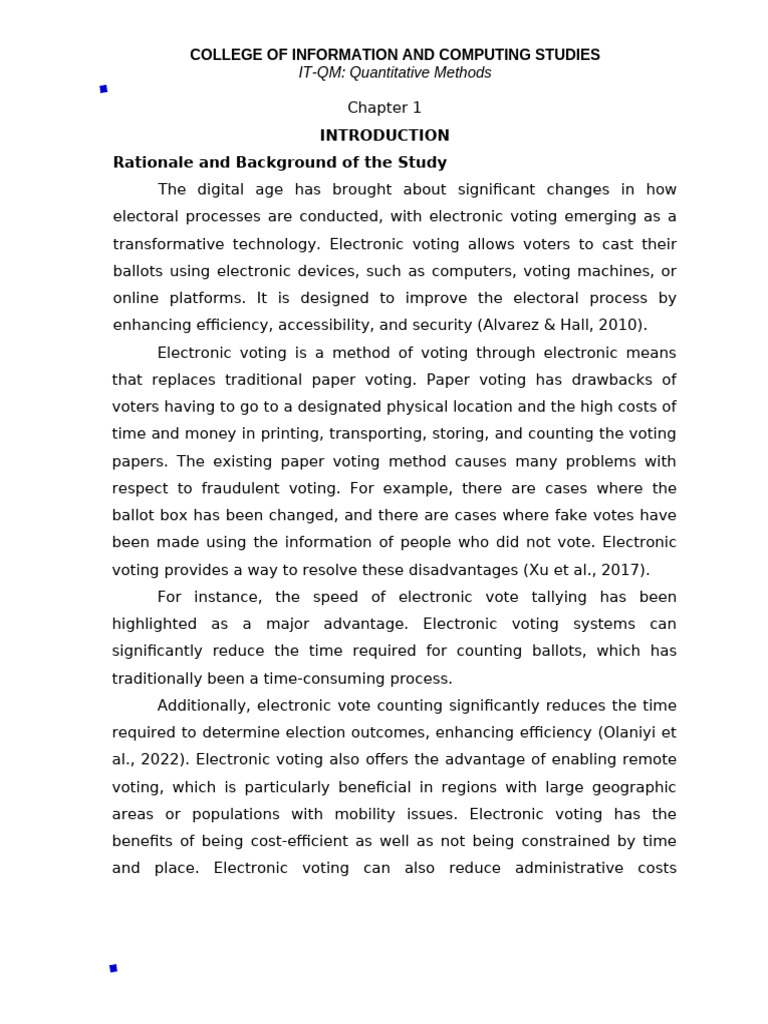 Evaluating The Transition To Electronic Election Voting | PDF | Electronic Voting | Survey ...