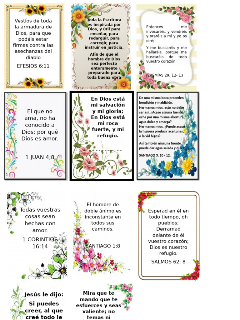 Cuadros 2 | PDF | Creencia religiosa y doctrina | Contenido bíblico