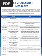 List of All SWIFT Messages Types - Paiementor | PDF | Foreign Exchange ...