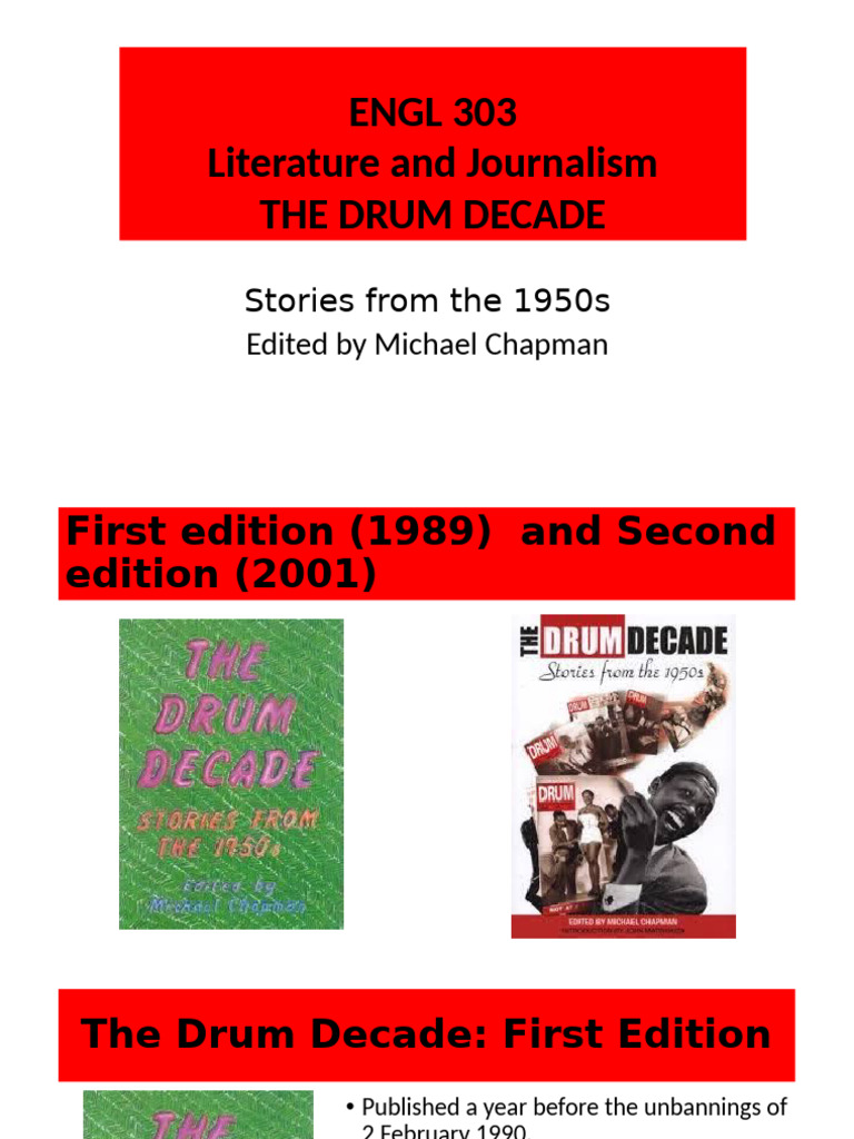Introduction - The Drum Decade | PDF