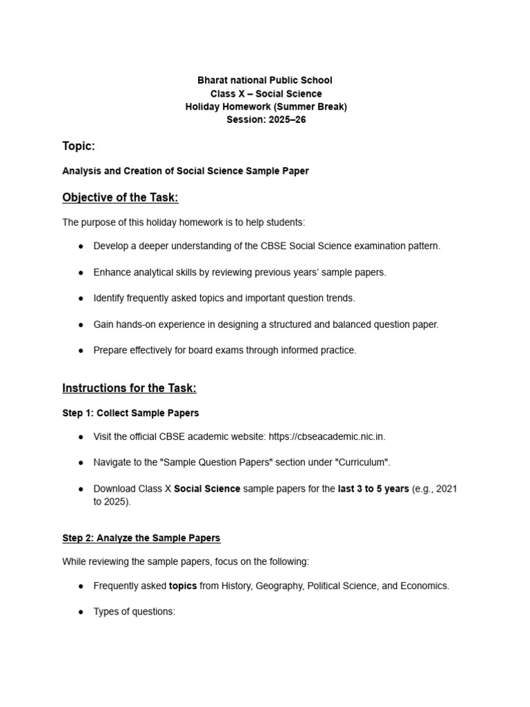 Making Sample Question Paper | PDF | Social Sciences | Learning