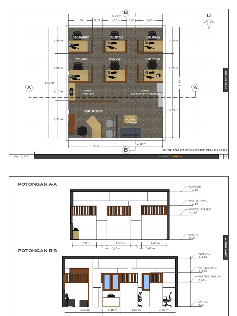 Rencana Partisi Office Zenith | PDF
