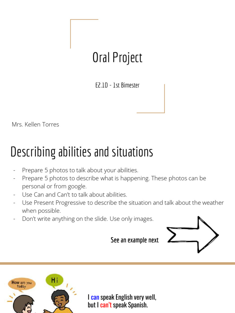 Oral Project - 1D | PDF