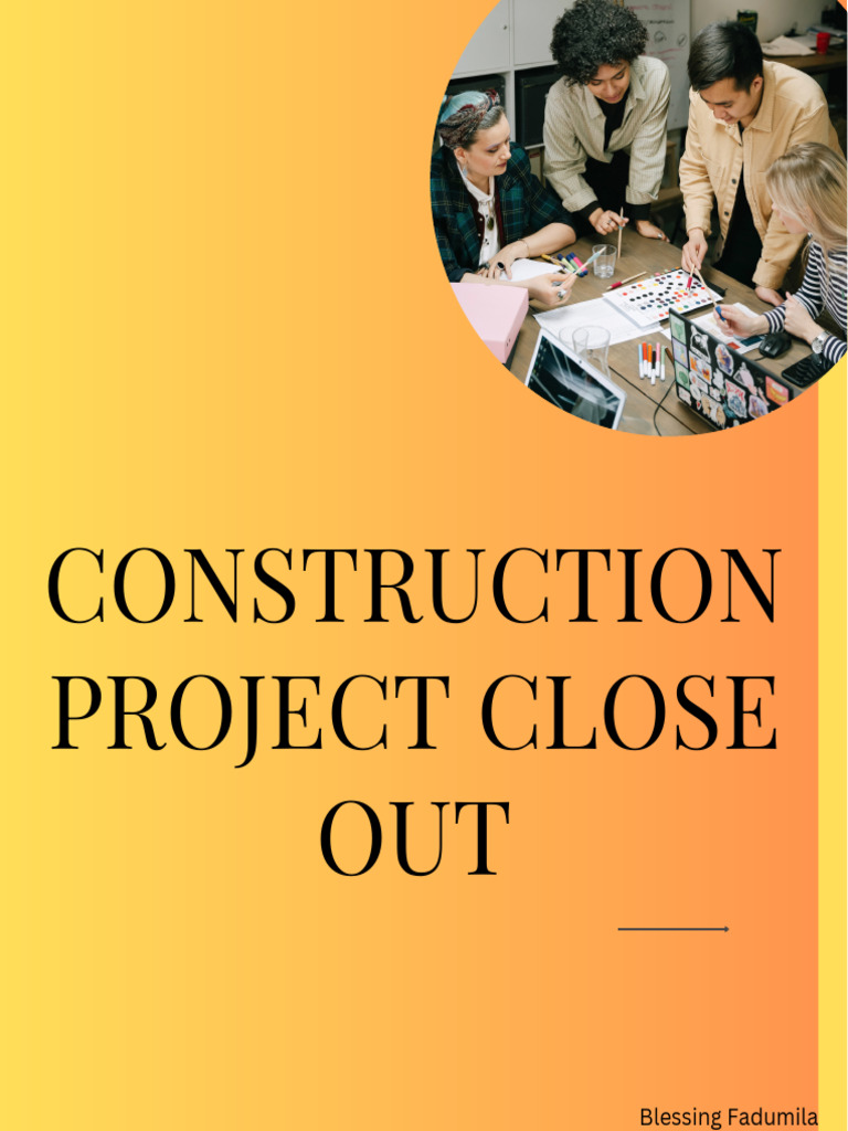 Project Closeout Checklist | PDF