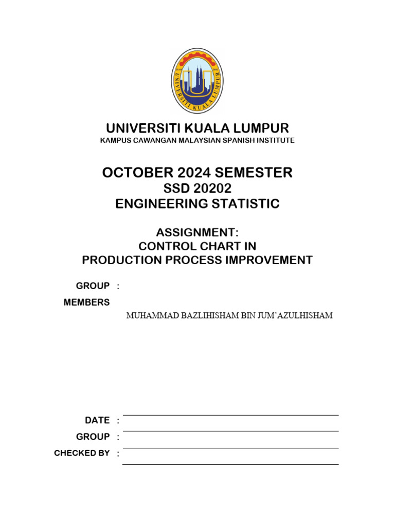 Assignment Control Chart | PDF