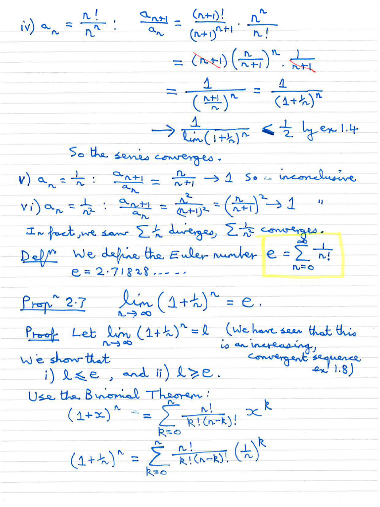 Analysis Lec Notes Week 7 | PDF