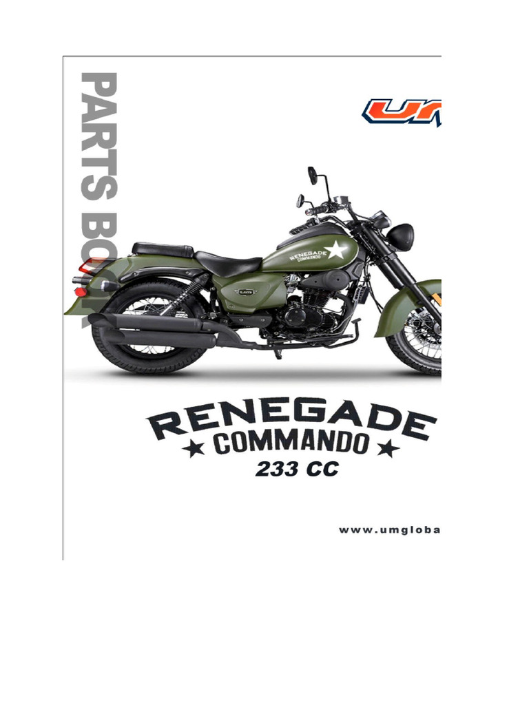 UM Renegade Comando Despiece y Partes | PDF