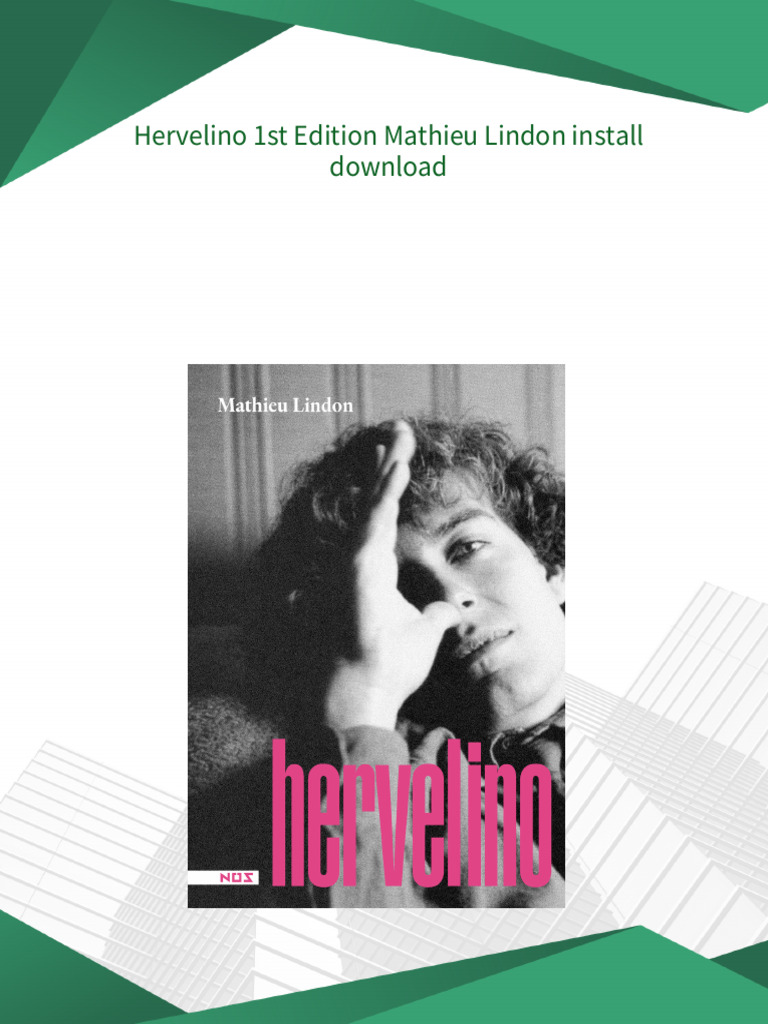 Hervelino 1st Edition Mathieu Lindon Instant Download | PDF | Amor | Tempo