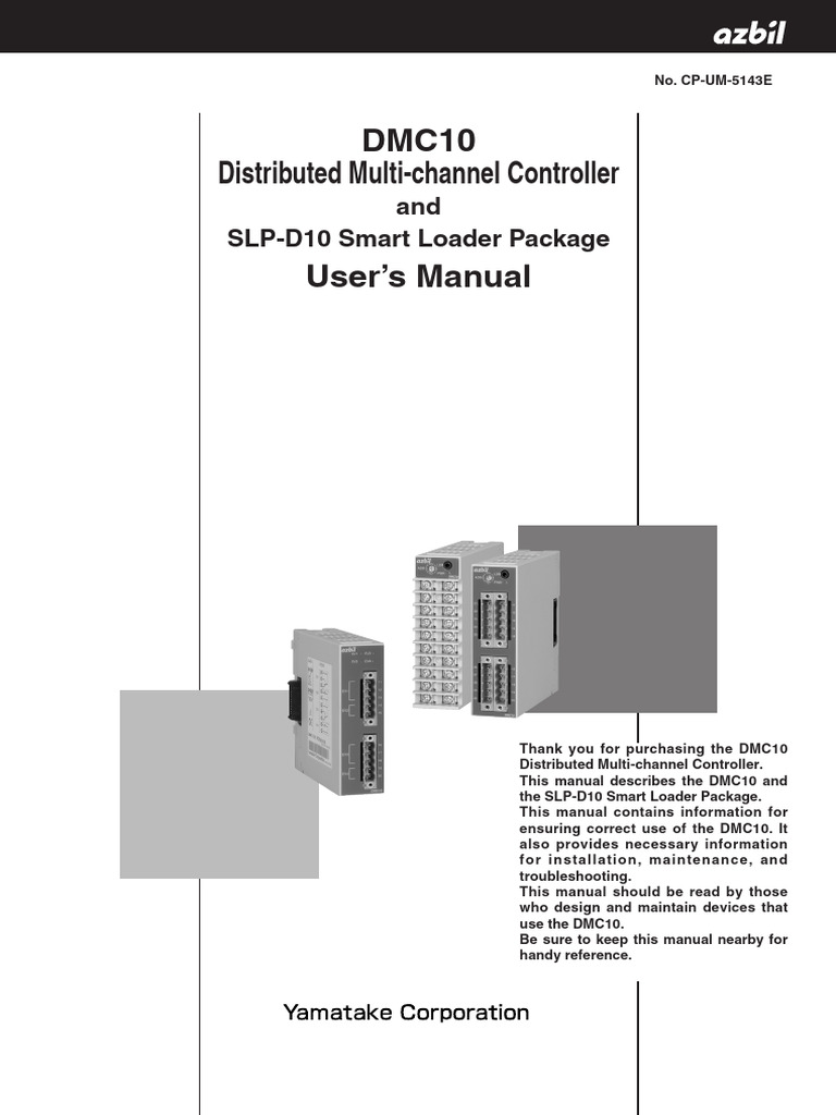 DMC10 Distributed Multi-Channel Controller: and SLP-D10 Smart Loader ...