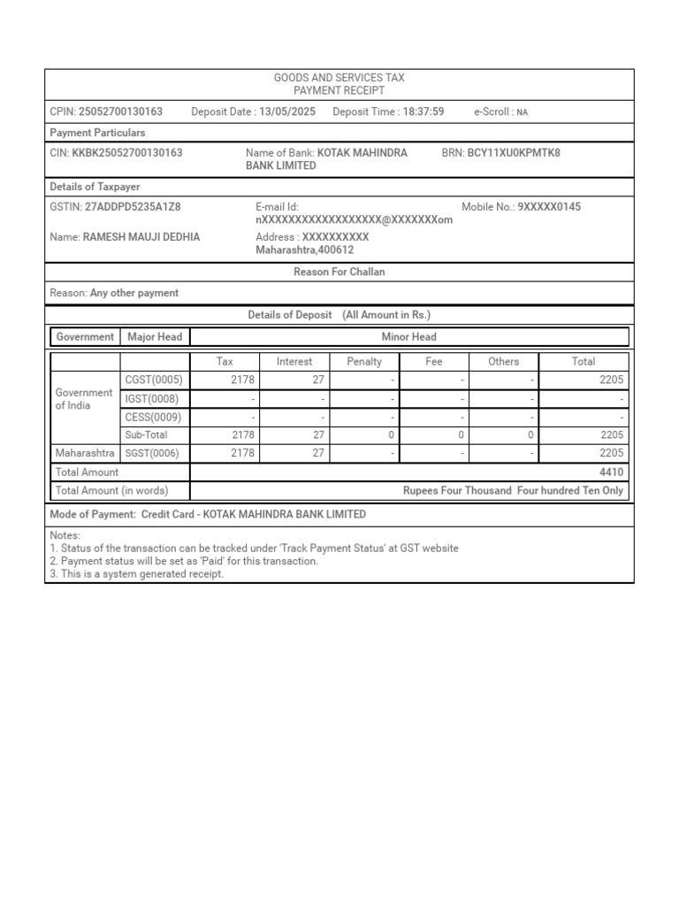 GST-Challan Receipt (8) | PDF