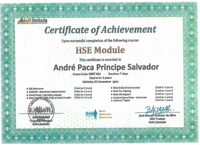 Hse Module - Salvador | PDF