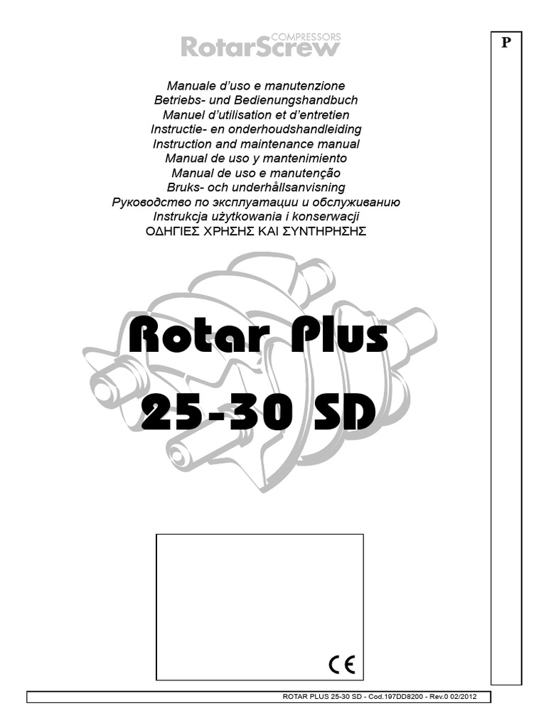 Manual Parafuso Importado PR30C | PDF
