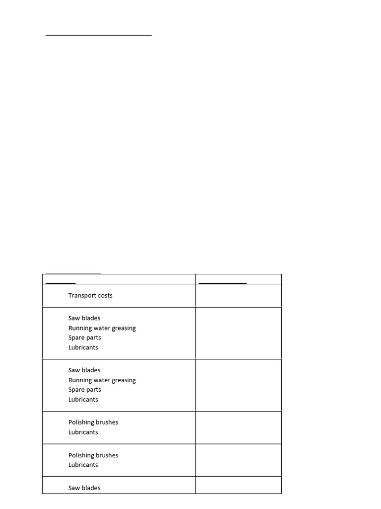 Ndalani Granite Mining Work Plan | PDF | Tile | Mining