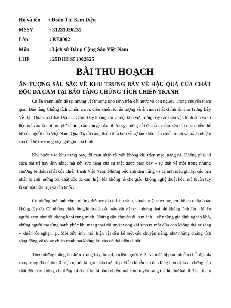 Bài Thu Ho CH | PDF