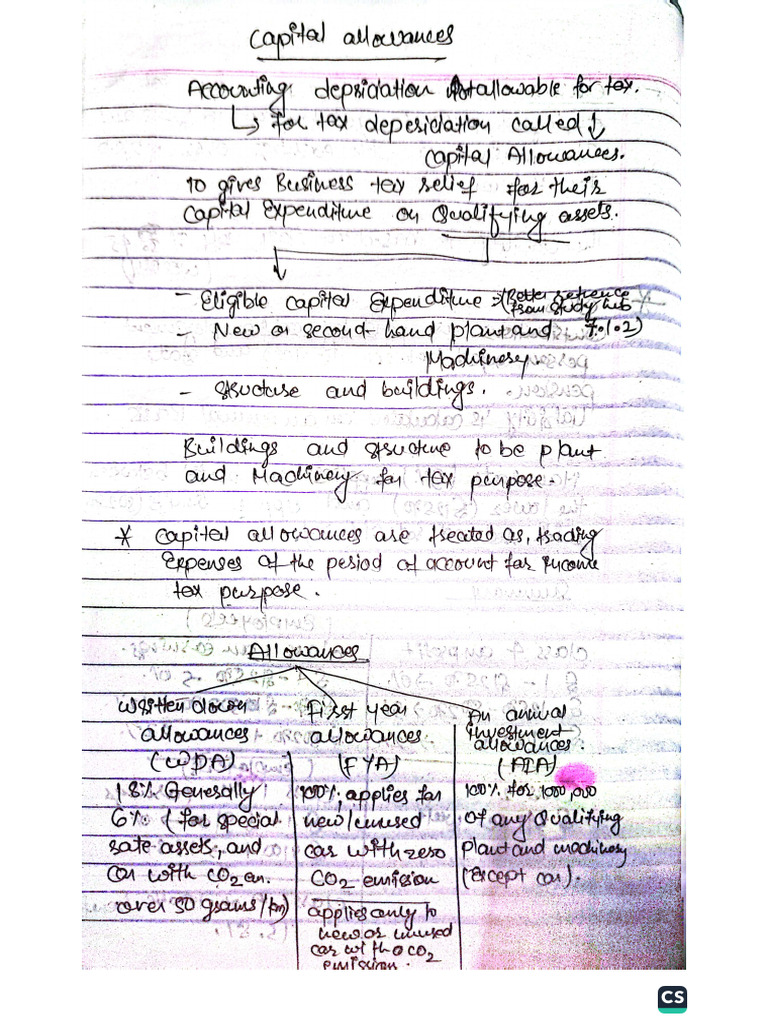 Capital Allowances | PDF