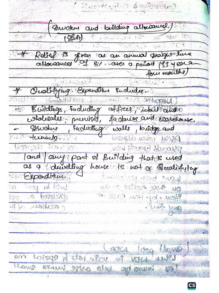 structure and building allowances | PDF