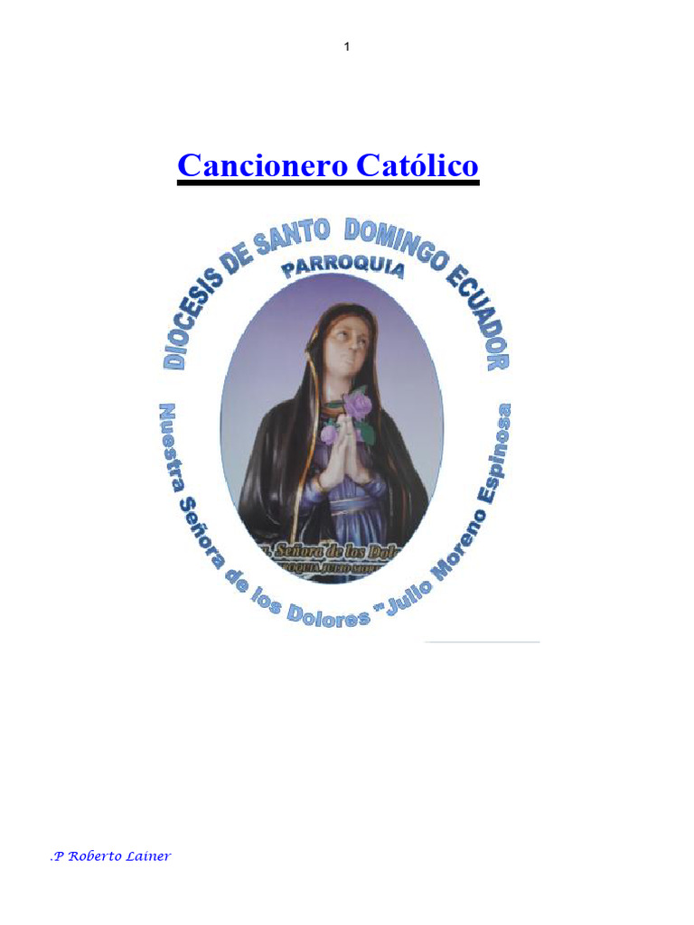 Libro de Cantos | PDF | Salmos | María, madre de Jesús