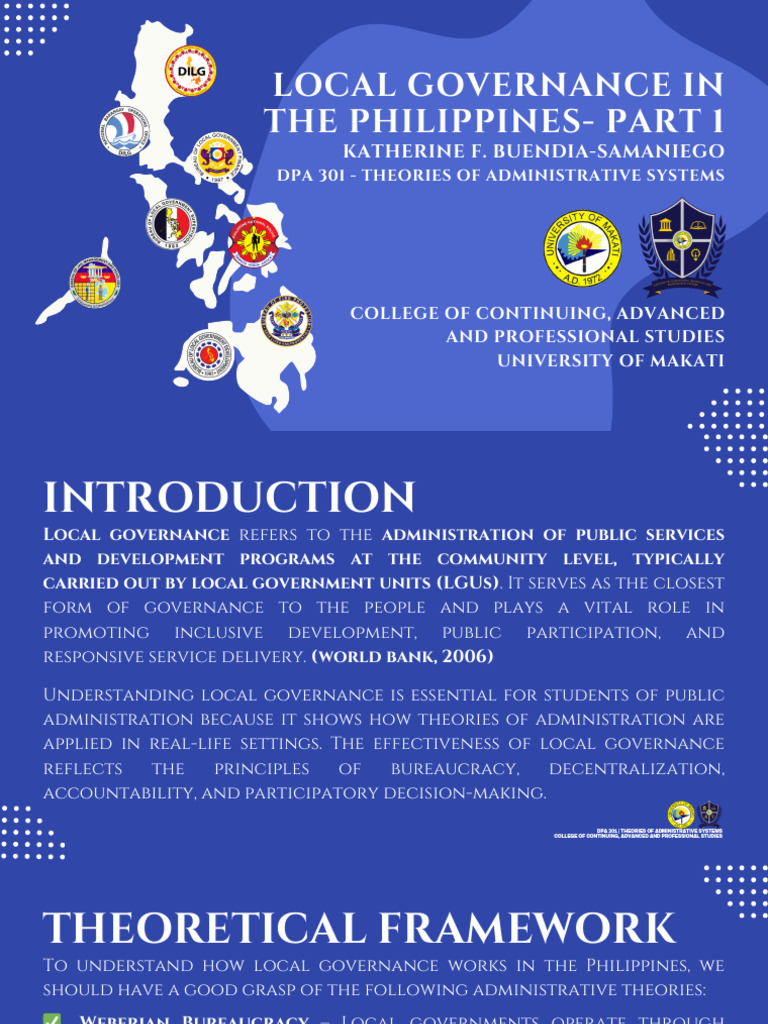 Local Governance in the Philippines Overview | PDF | Governance ...