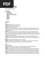 Act 1 Scene 2 Line by Line Explanation | PDF | Mark Antony | Julius Caesar