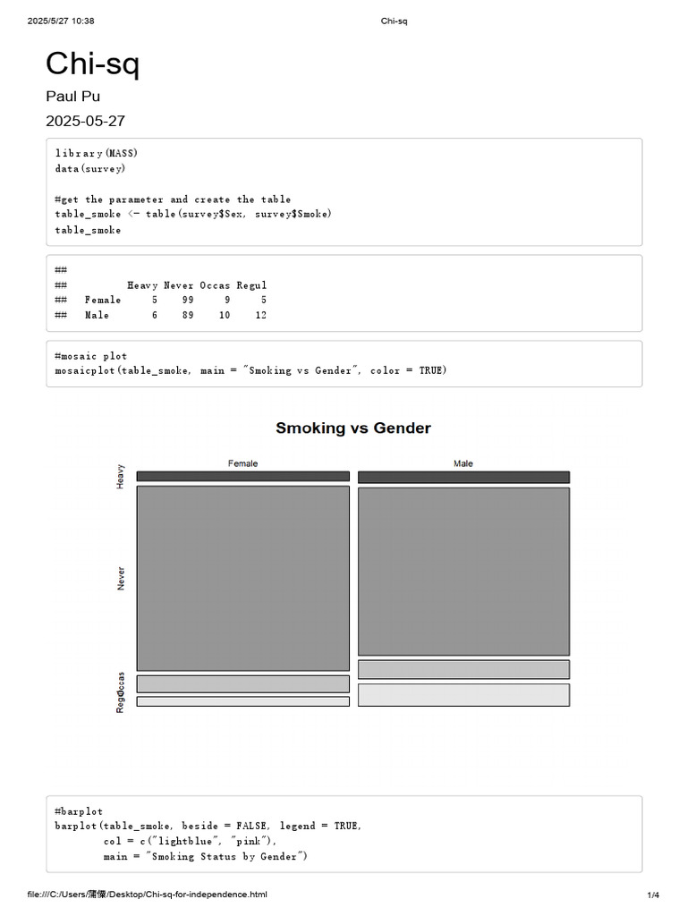 Chi SQ | PDF