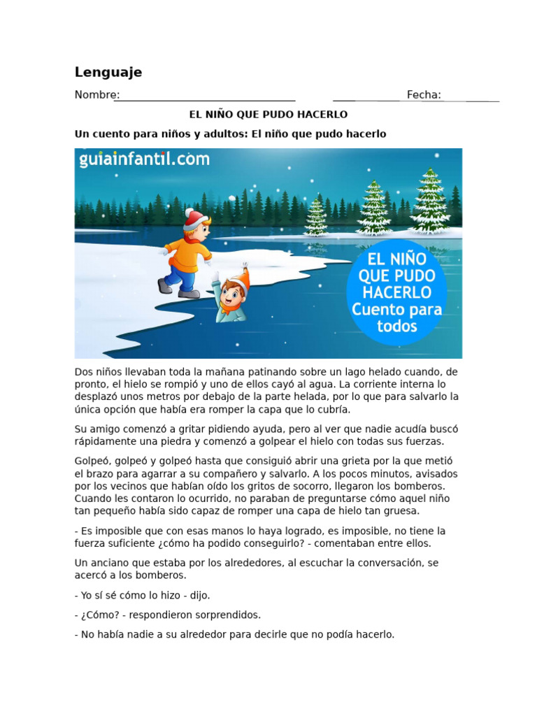 El Niño Que Pudo Hacerlo | PDF