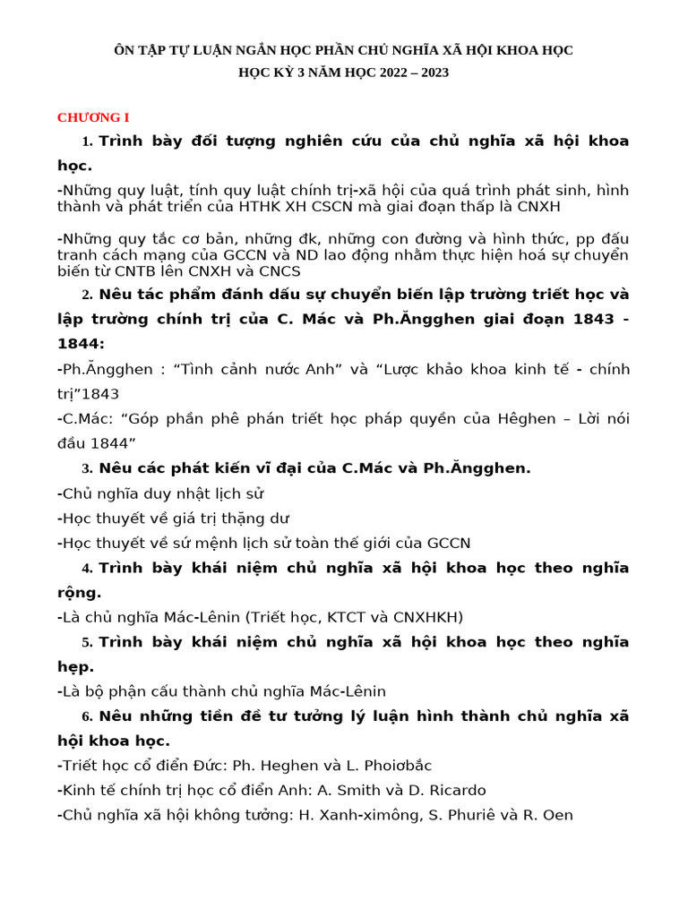 ON THI TU LUAN NGAN HK3-HT | PDF