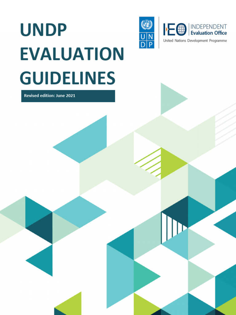 UNDP Evaluation Guidelines | PDF | Evaluation | United Nations ...