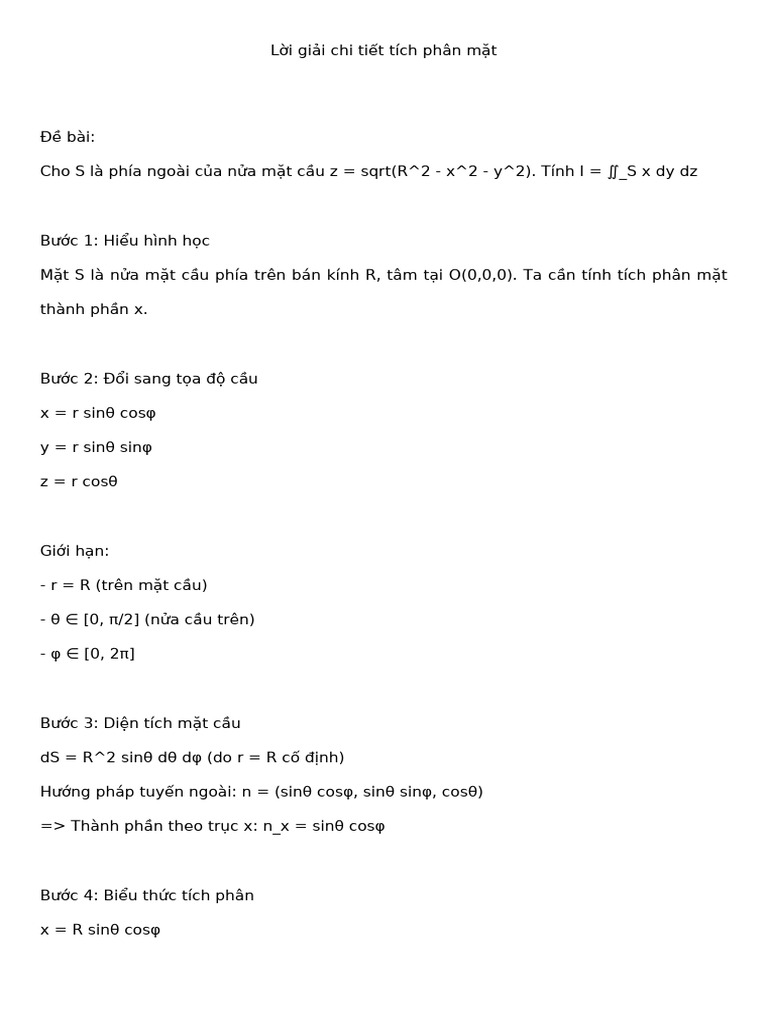 Loi Giai Tich Phan Mat | PDF