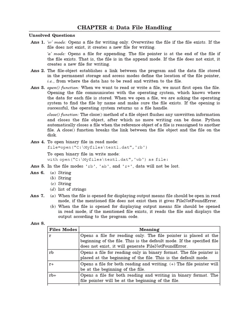 FileHandling | PDF | Computer File | Text File