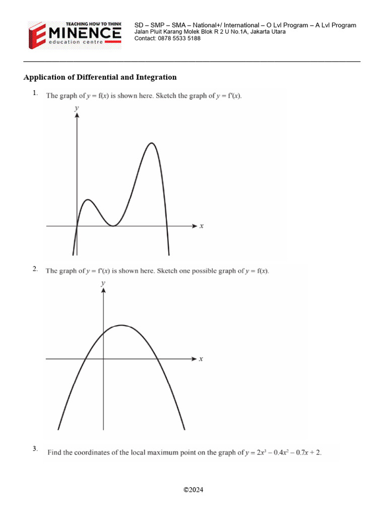 Differential and Integration Applications | PDF
