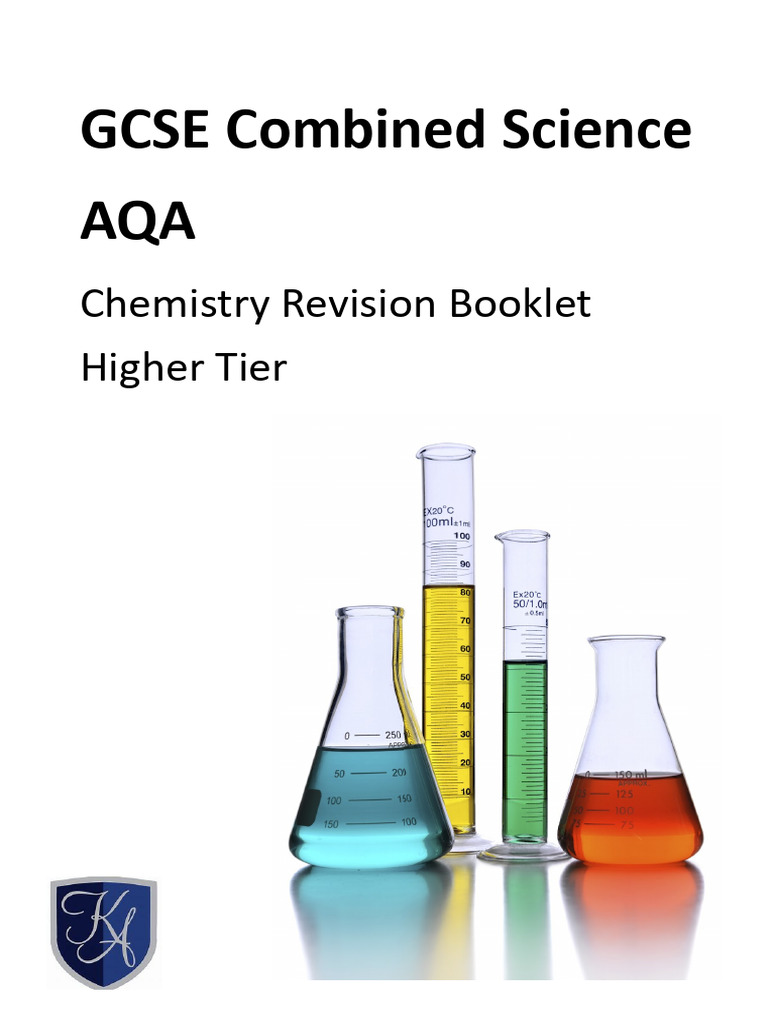 AQA GCSE Chemistry Revision Guide | PDF | Chemical Bond | Chemical ...