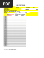 Guard Timesheet | PDF